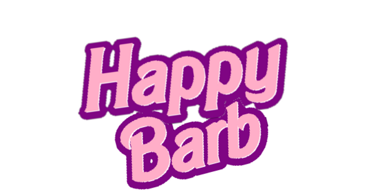License plate – Happy Barb